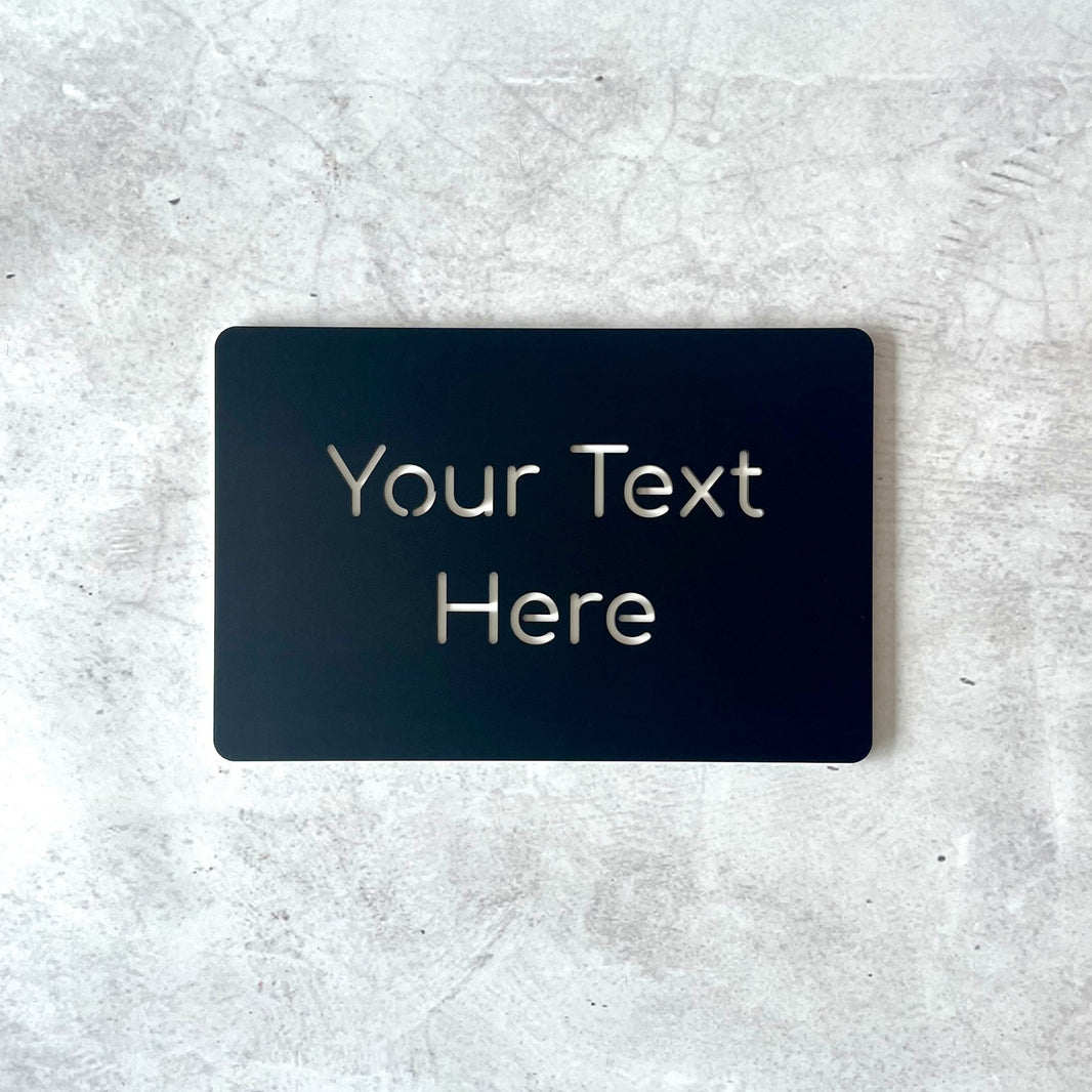 Custom Acrylic Signs - Custom Text Signs | Beam Studio