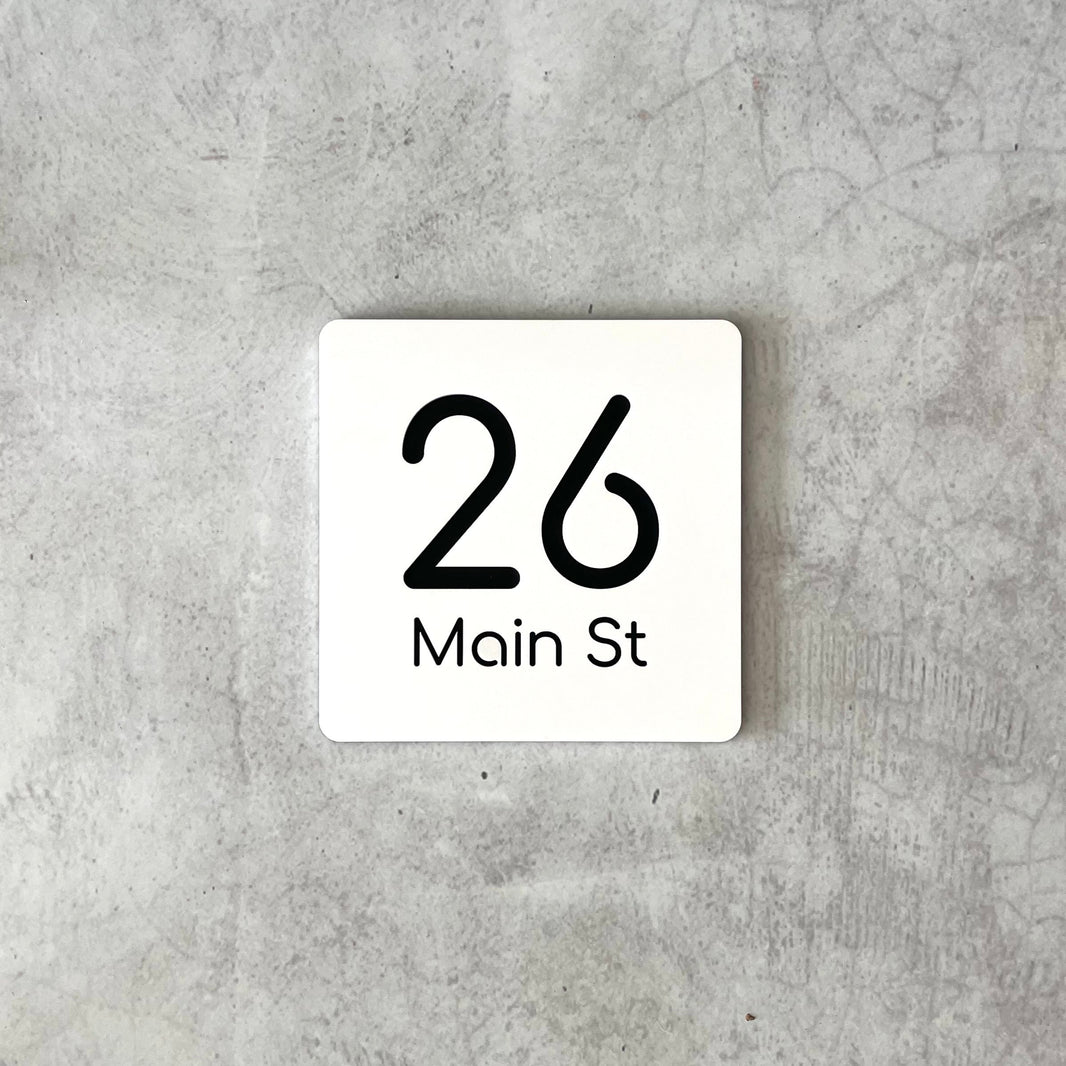 House Address Number Signs - Address Plaques | Beam Studio