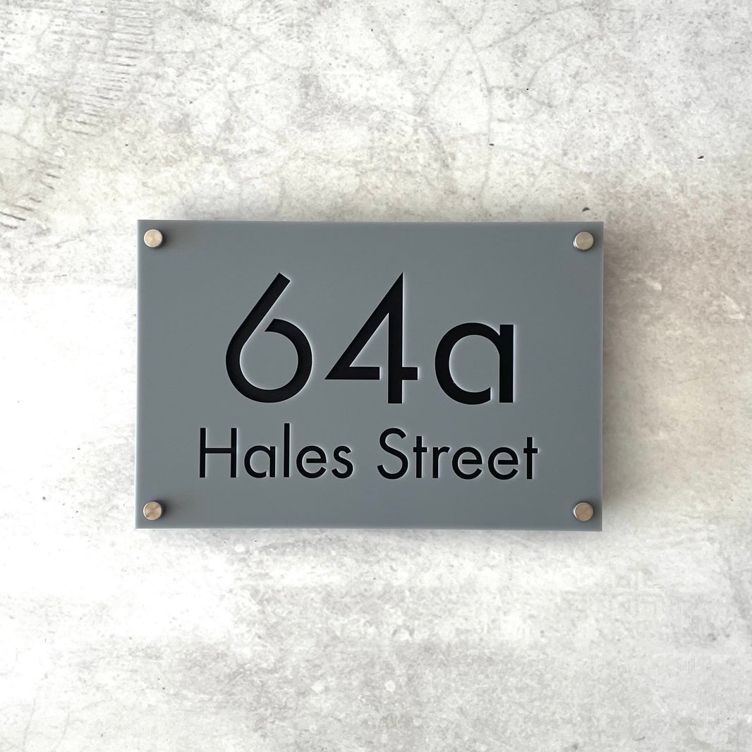 House Address Number Signs - Address Plaques | Beam Studio
